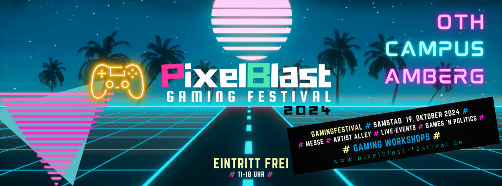 PixelBlast 2024 Gaming Festival - Medienfachberatung